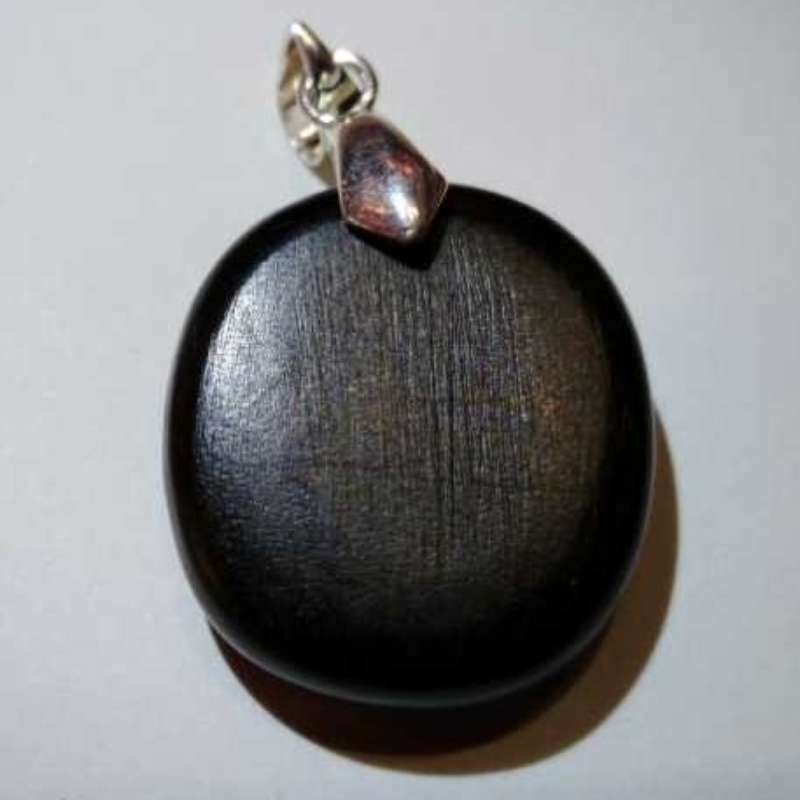 NPDKH11 Kemuning Hitam Wood Pendant - Fortune Well Gallery